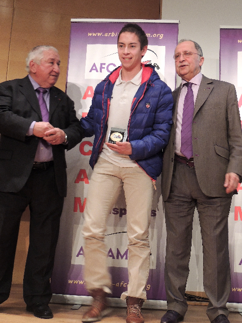 Le trophée de l’AFCAM pour Mathieu Thierry | FFBB