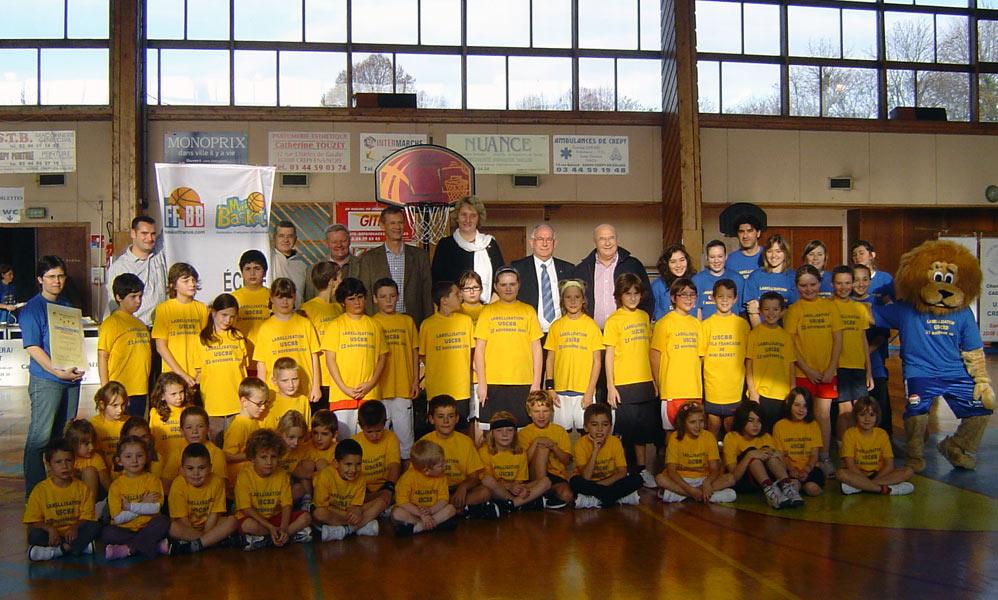 Crépy en Valois reçoit son label | FFBB